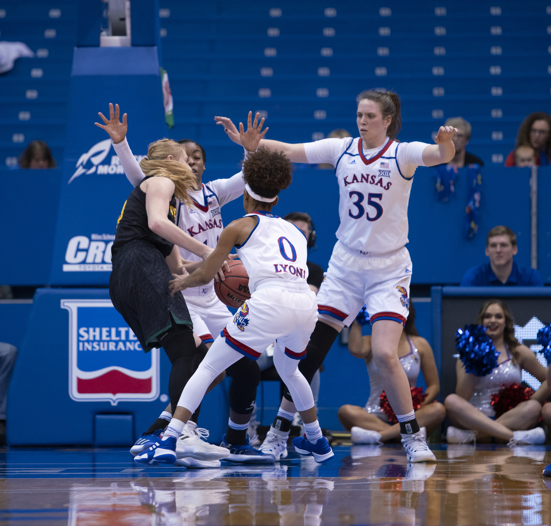 Jayhawks crush Catamounts by 41 behind dominating defense | News ...